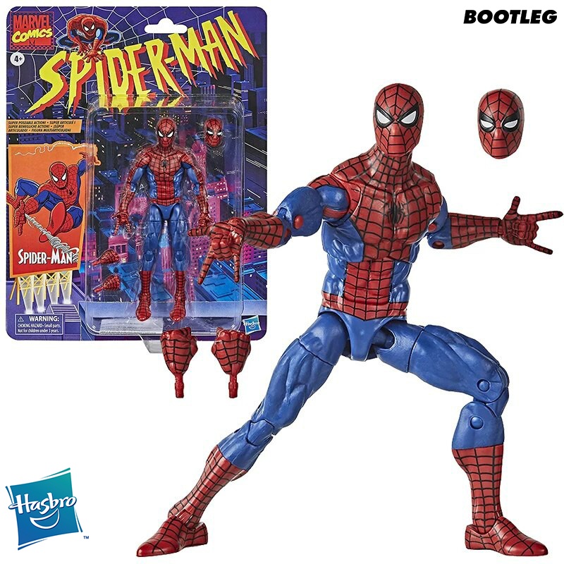 Spider-Man - Spider-Man Marvel Legends Retro Collection Bootleg (งานจีน ...