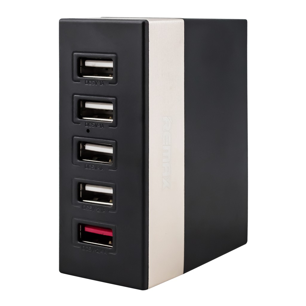 5 Port USB Changer ที่เสียบยูเอสบี แท่นชาร์จไฟบ้าน สายยาว 1.2M รุ่น RU ...