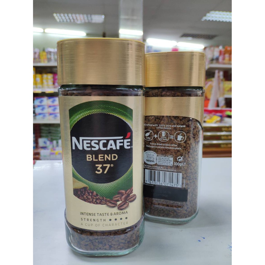 Nescafe Blend 37 Freeze Dried Instant Coffee (UK Imported) เนสกาแฟ เบลน ...