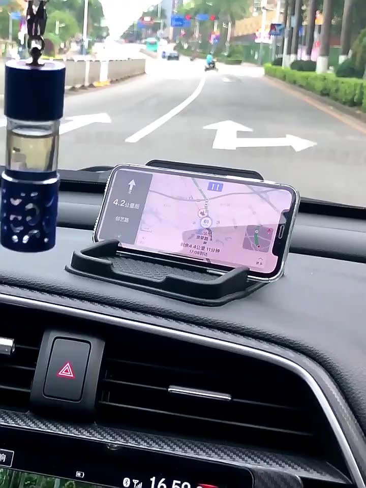 ที่วางโทรศัพท์ในรถยนต์ ที่จอดรถ หมายเลขโทรศัพท์ แผ่นพับ ซิลิโคน แผ่นรอง ...