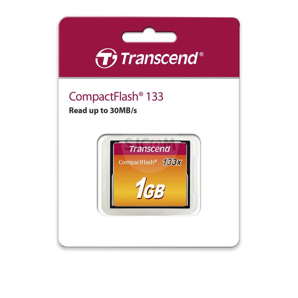 Transcend CompactFlash Card 1GB :Transcend :รับประกัน 5 ปี - มีใบกำกับภาษี-TS1GCF133 | Shopee ...