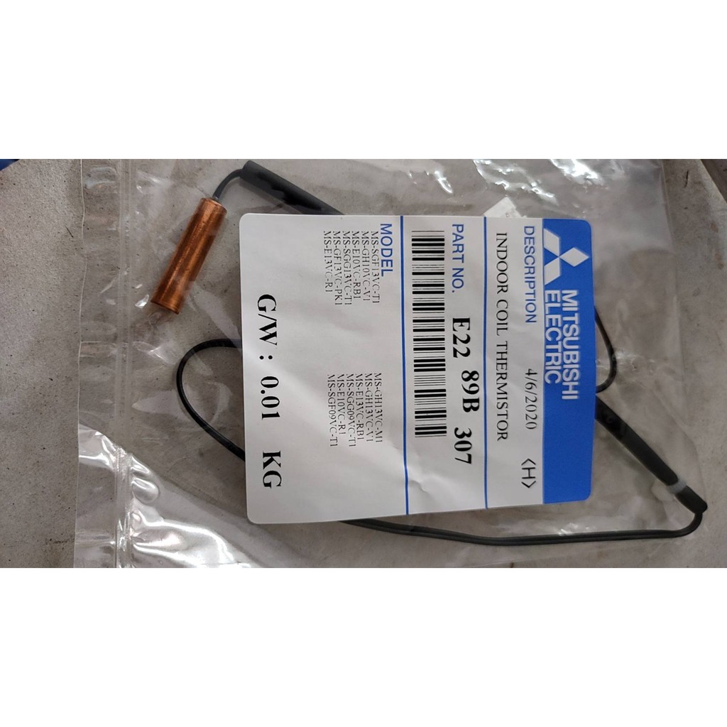 0000626 เซ็นเซอร์แอร์ มิตซูบิชิ E22 89B 307 MITSUBISHI อะไหล่แอร์แท้ศูนย์ | Shopee Thailand