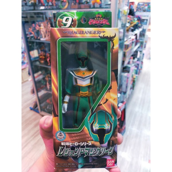 Bandai Sentai Hero Serise : Mahou Sentai Magiranger / Legend Magi Green ...