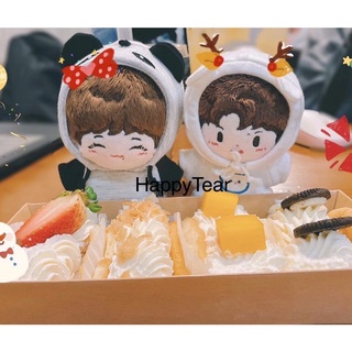 ตุ๊กตาหวังอี้ป๋อ เซียวจ้าน (พร้อมส่ง ของใหม่) Nian Nian & Hu Hu 10cm ...