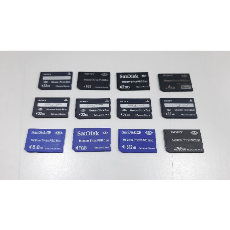 PSP Memory Card ของแท้จากประเทศญี่ปุ่น เมม Mem พีเอสพี เมมโมรี่ เซฟ MMS ...