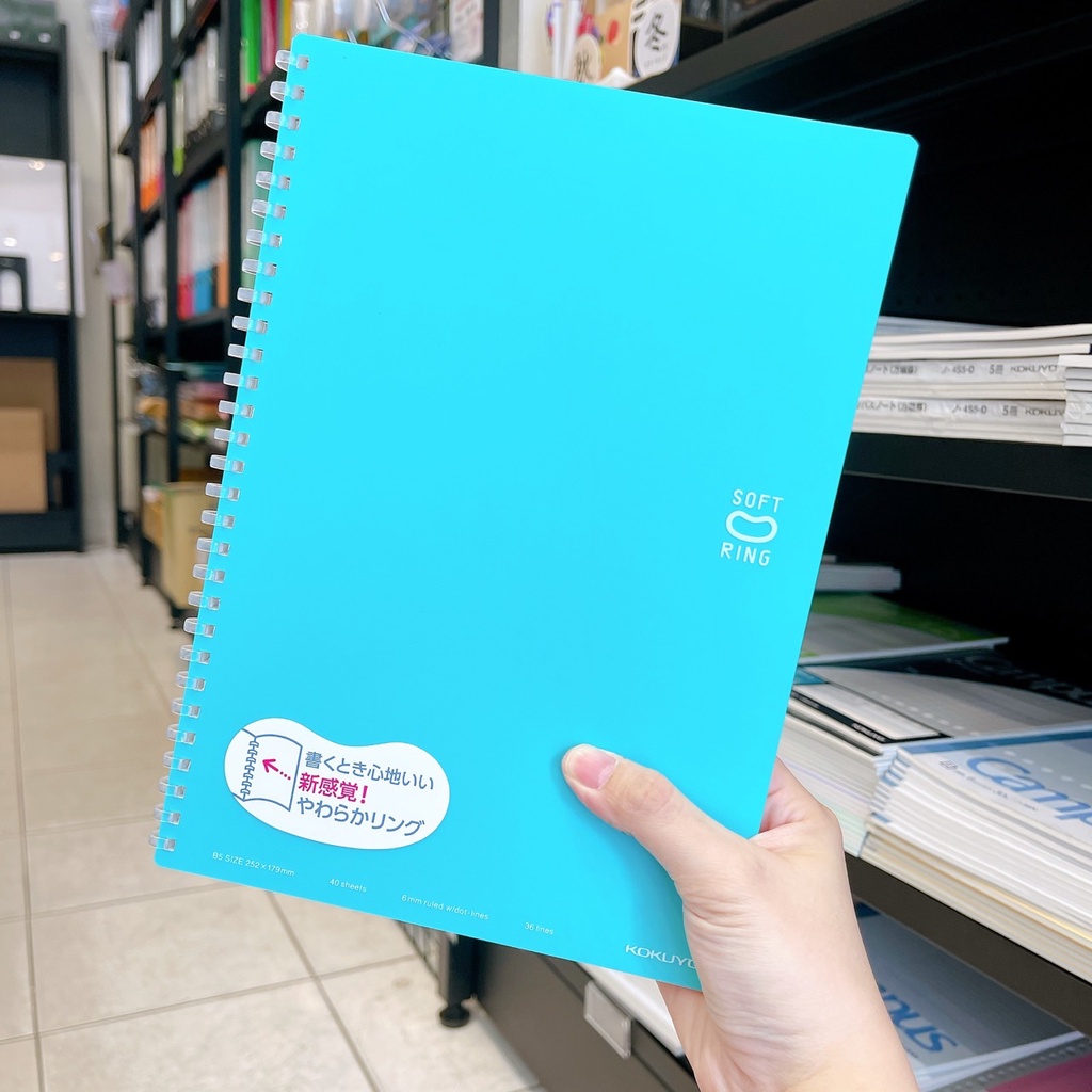 Kokuyo Campus SOFT RING NOTEBOOK MEMO PAD B5/A5 รุ่น ス-SV301BT (สมุดสันนิ่ม) | Shopee Thailand