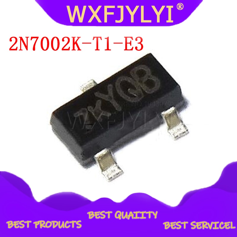 50 ชิ้น/ล็อต 2N7002K-T1-E3 2N7002K-T1 SOT-23 2N7002K 2N7002 MOSFET N-CH 60V 300MA SMD ใหม่ ...