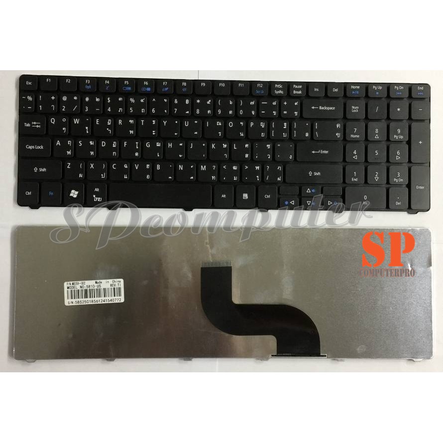 KEYBOARD ACER คีย์บอร์ด ACER Aspire 5810T 5349 5536 5538 5542 5745 5810 ...
