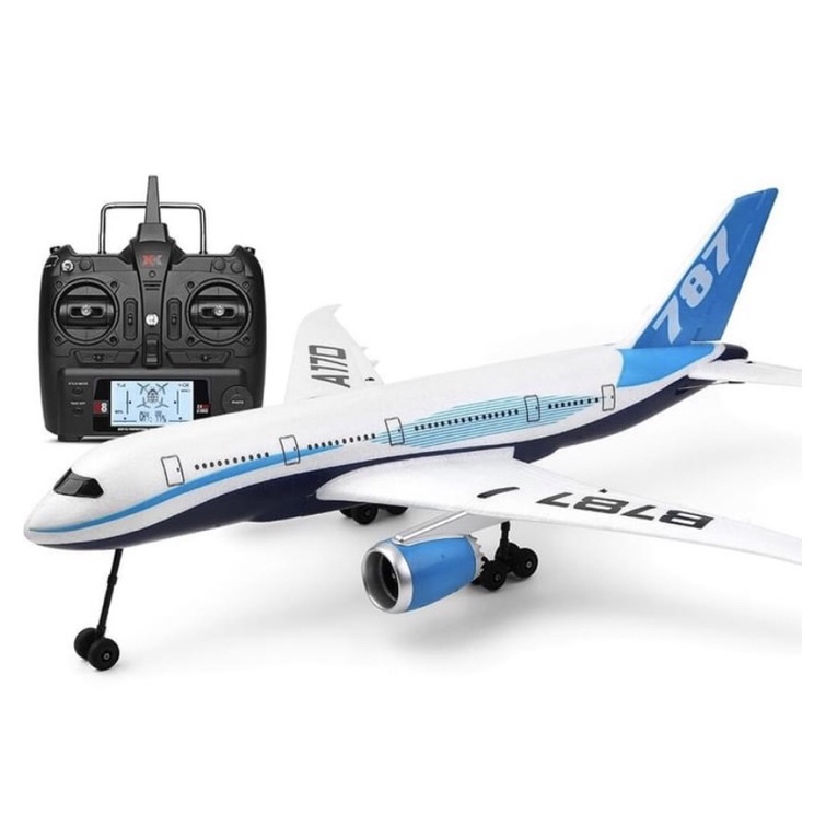 เครื่องบินบังคับวิทยุWLtoys Boeing787-8 Dreamliner 2EDF 6G มอเตอร์บัสเล ...