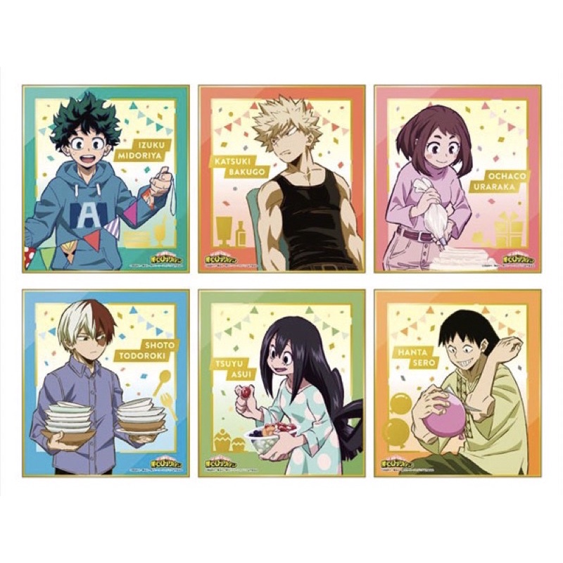 (เลือกลาย) My Hero Academia Foiled Mini Shikishi ชิกิชิ มายฮีโร่ ...