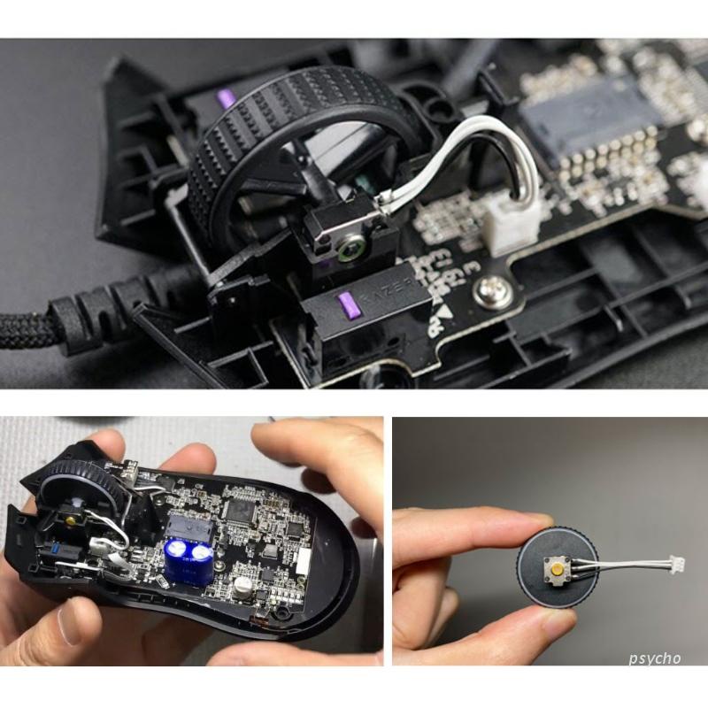 Psy 2Pcs Yellow Core Encoder Decoder for Razer Mouse Razer Mamba ...