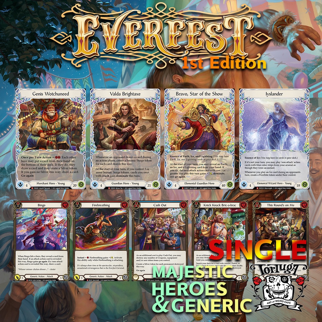 Everfest Hero & Generic Mejestic | EVR - A | Flesh and Blood TCG Single ...