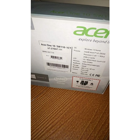 Acer One 10 SW110-1CT พร้อมคีย์บอร์ด ยังใช้ได้ ตีเป็นอะไหล่ | Shopee ...