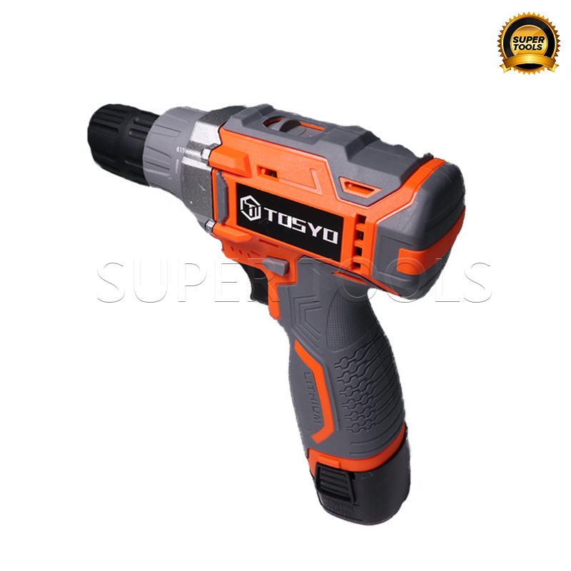 TOSYO สว่านไร้สาย สว่าน 78V 2 ระบบ ปรับสปีดได้ สำหรับเจาะไม้ เหล็ก ขันน็อตสกรู พร้อมแบตเตอรี่ 2 ...