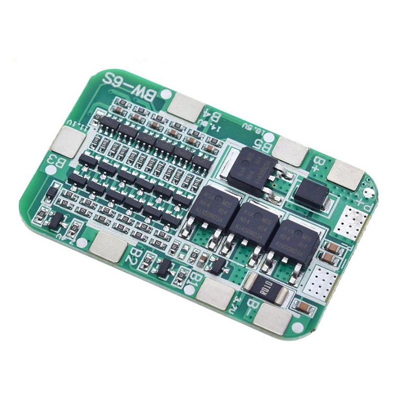 6S 15A 22V 24V PCB BMS Protection Board สำหรับ 6 Pack 18650 Li-ion Lithium แบตเตอรี่โมดูลเซลล์ ...