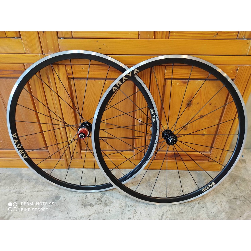 ชุดล้อเสือหมอบ ARAYA SA-730 AERO RIM 11 Speed รุ่น Gold Serie ขอบล้อ ...