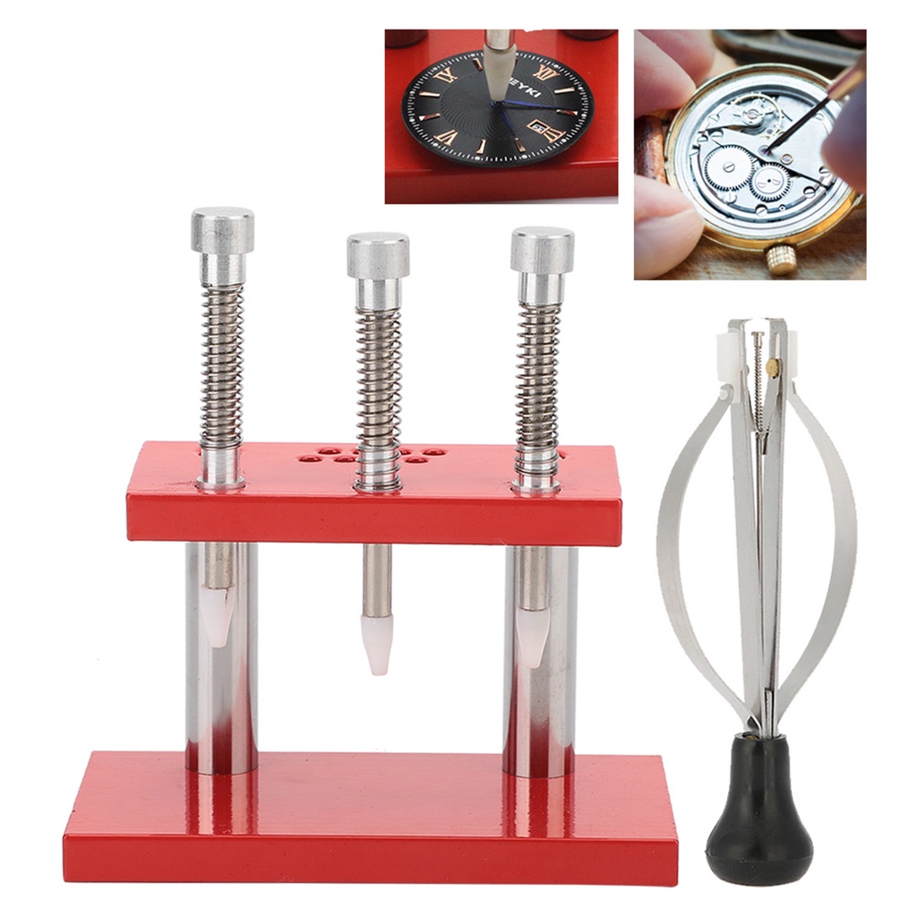 Enjoy ชุดเครื่องมือซ่อมนาฬิกา Presser Tongs Watch Clock Repair Kit ...