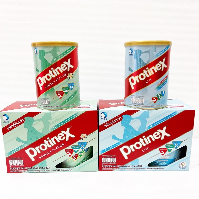 Protinex ขนาด 400 กรัม * 2 กระป๋อง (แพคคู่) โปรติเน็กซ์ เครื่องดื่มชนิด ...