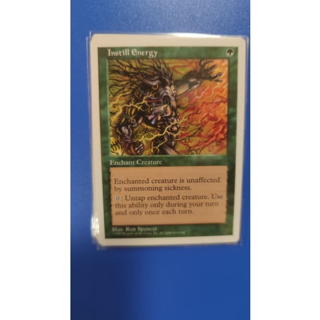 Instill Energy การ์ด Magic The Gathering ของแท้ จากชุด 5th Edition ...