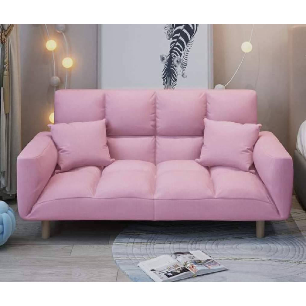 ins style Sofaโซฟาปรับนอน ปรับนอนได้ 5 ระดับ มาพร้อมหมอนอิงเข้าเซต 2 ใบ ...
