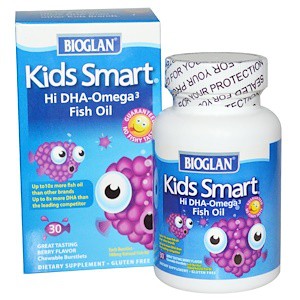 Kids DHA-Omega 3 Fish Oil, Berry Flavor, 30 Chewable Burstlets หรือ ...