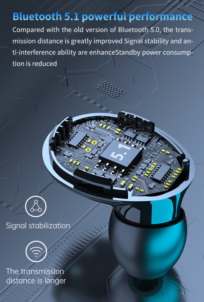 M22 TWS ชุดหูฟังสเตอริโอไร้สาย บลูทูธ 9D ตัดเสียงรบกวน กันน้ํา 3D พร้อม ...