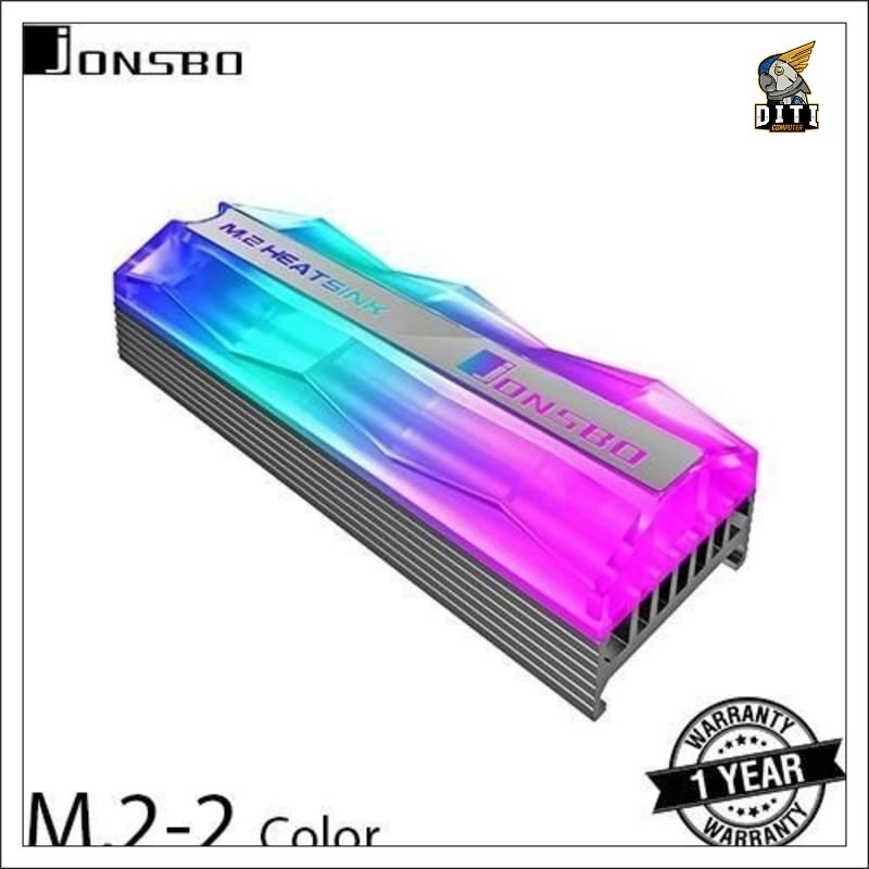 Jonsbo M.2-2 สี - SSD NVMe M2 Heatsink Cooling RGB | Shopee Thailand