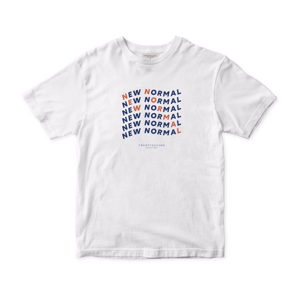 TWENTYSECOND THE NEXT NORMAL - NEW NORMAL TEE - WHITE | Shopee Thailand