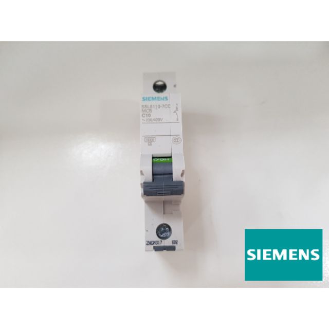 SIEMENS Miniature CIRCUIT BREAKER 1P 10A | Shopee Thailand