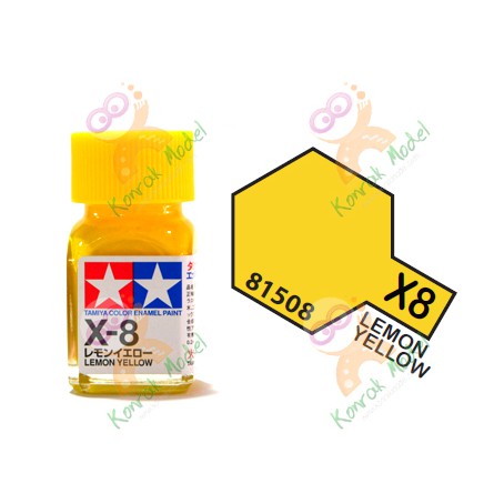 สีสูตรน้ำมัน Tamiya Enamel X8 Lemon Yellow 10ml | Shopee Thailand