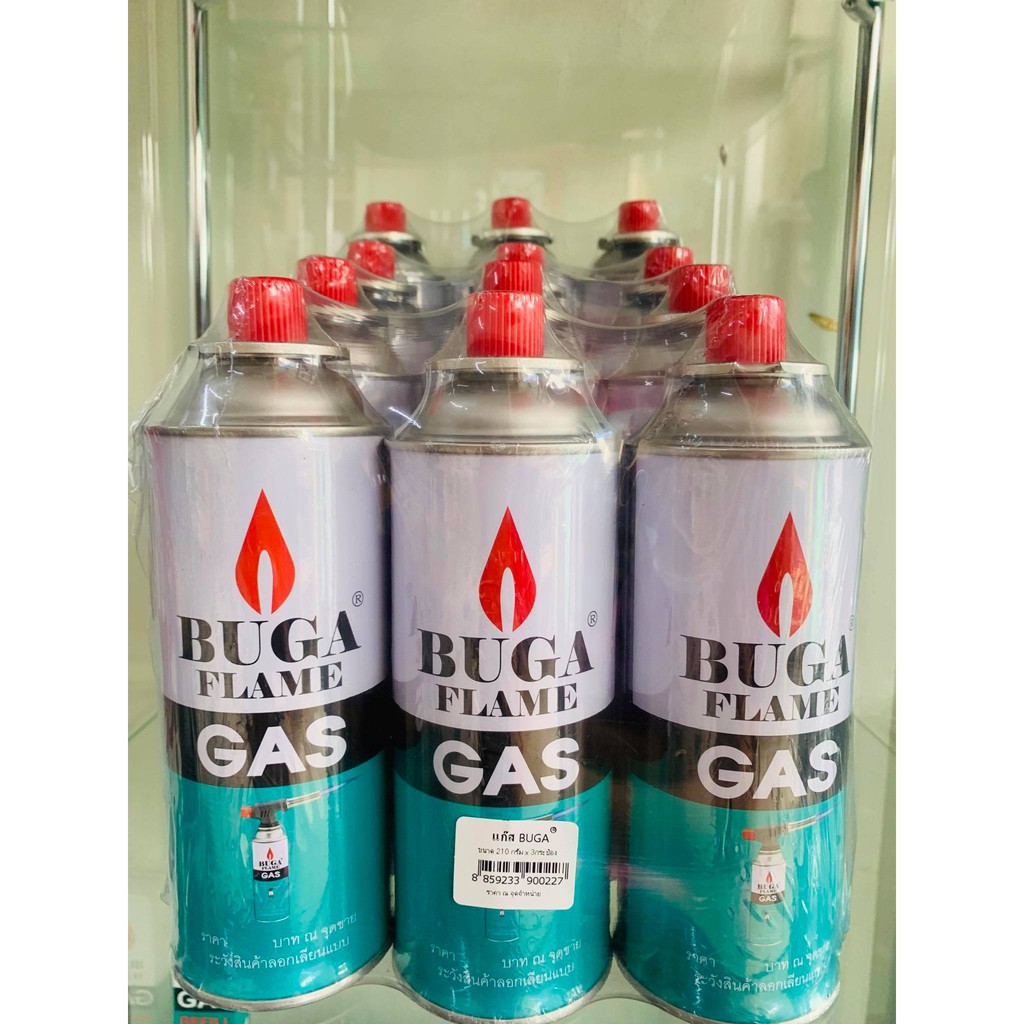 แก๊สกระป๋อง 🔥ส่งด่วน!🔥 12 กระป๋อง BUGA Food Grade ใช้สำหรับอาหารโดย ...
