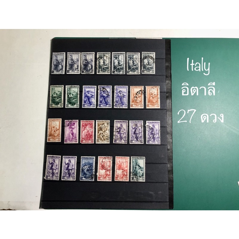 แสตมป์ต่างประเทศ แสตมป์ประเทศ อิตาลี Italy postage stamps used | Shopee ...