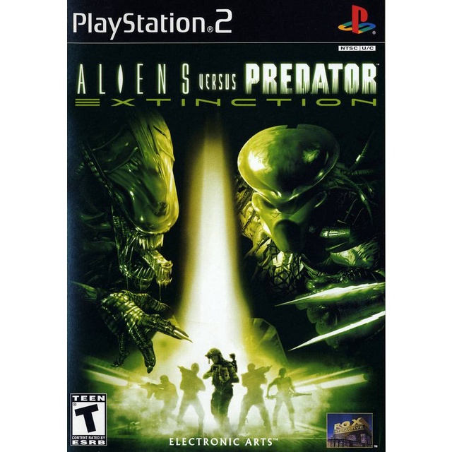 Aliens Versus Predator Extinction PS2 แผ่นเกมส์ps2 เกมเพล2 aliens ps2 ...