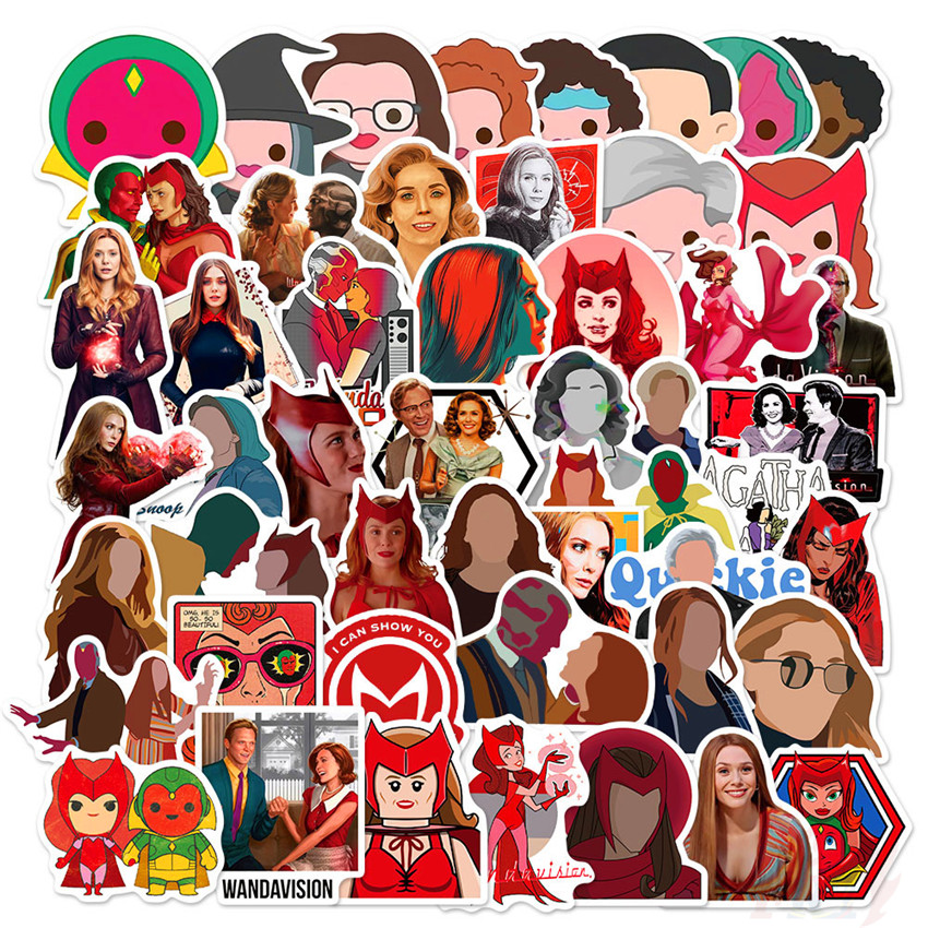 Wanda Vision Series 02 - M-Cartoon Avengers Superhero TV Shows Vision ...