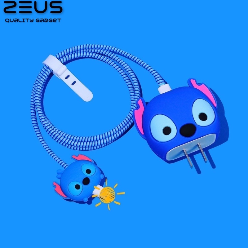 Case Charger Adapter Set 18W/20W เคสหัวชาร์จ ชุดครบเซ็ต พร้อมกันหักหัวกลมและสายเกลียวป้องกันสาย ...