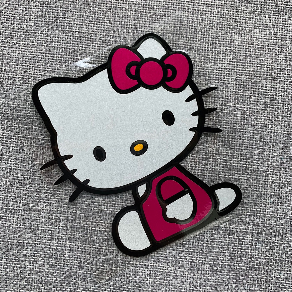 Reflective Sticker For Hello Kitty Motorcycle Car Waterproof Decal ...