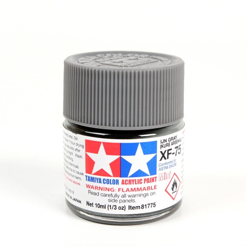 สีอะคริลิค TAMIYA ACRYLIC XF-70 81770, XF-71 81771, XF-72 81772, XF-73 ...