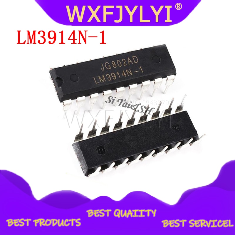 10 ชิ้น/ล็อต LM3914N-1 LM3914N LM3914 DIP-18 LED bar กราฟจอแสดงผล driver IC | Shopee Thailand