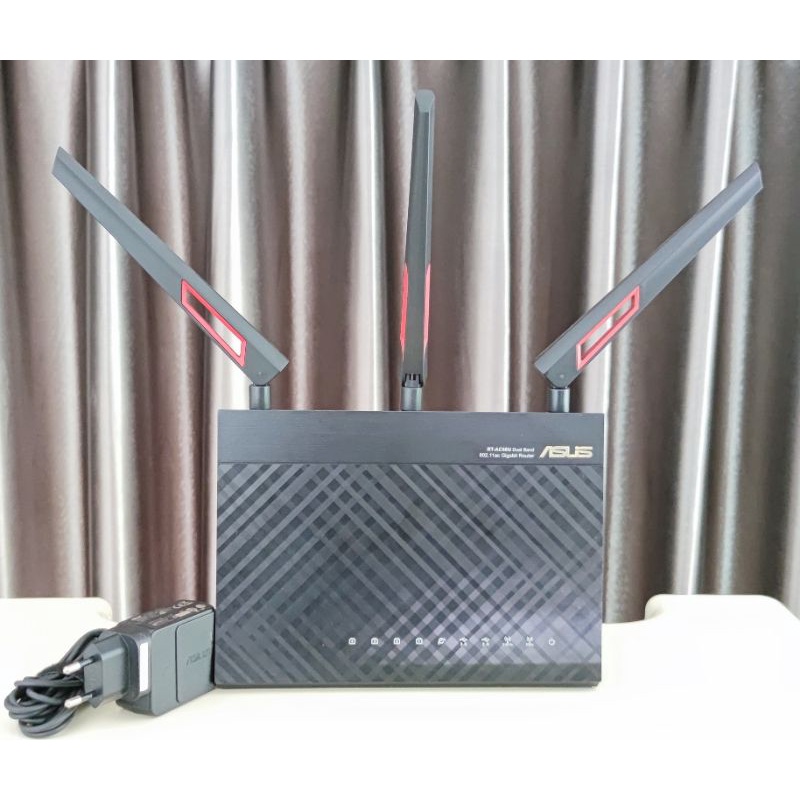 ASUS ROUTER เราเตอร์ RT-AC68U AC1900 Dual-Band Wi-Fi Gigabit Router เรา ...