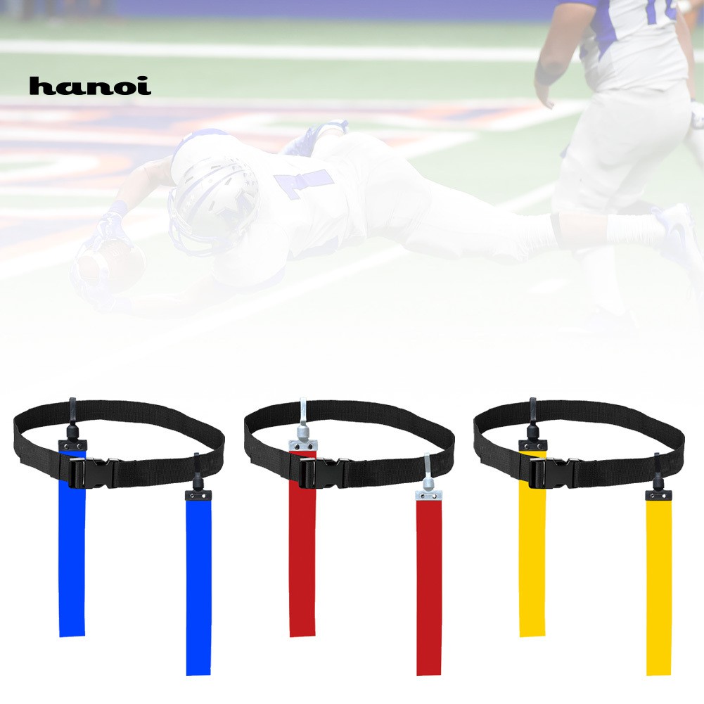 【HN】American Football Match Training Belt Adjustable Rugby Flag Tag ...