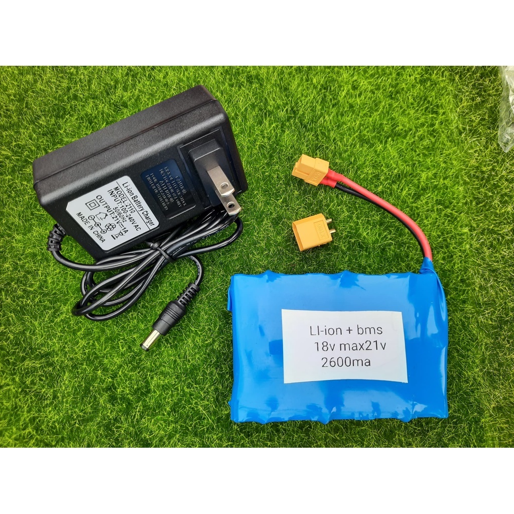แบตเตอร์รี่ li-ion ลำโพงบลูทูชdiy ครบชุด 18-21v 2600ma (เซล์แบต18650) | Shopee Thailand