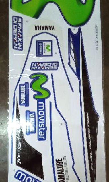 สติกเกอร์ MOVISTAR STICKER BODY แบบสากล 1 ชุด - kiri kanan | Shopee ...