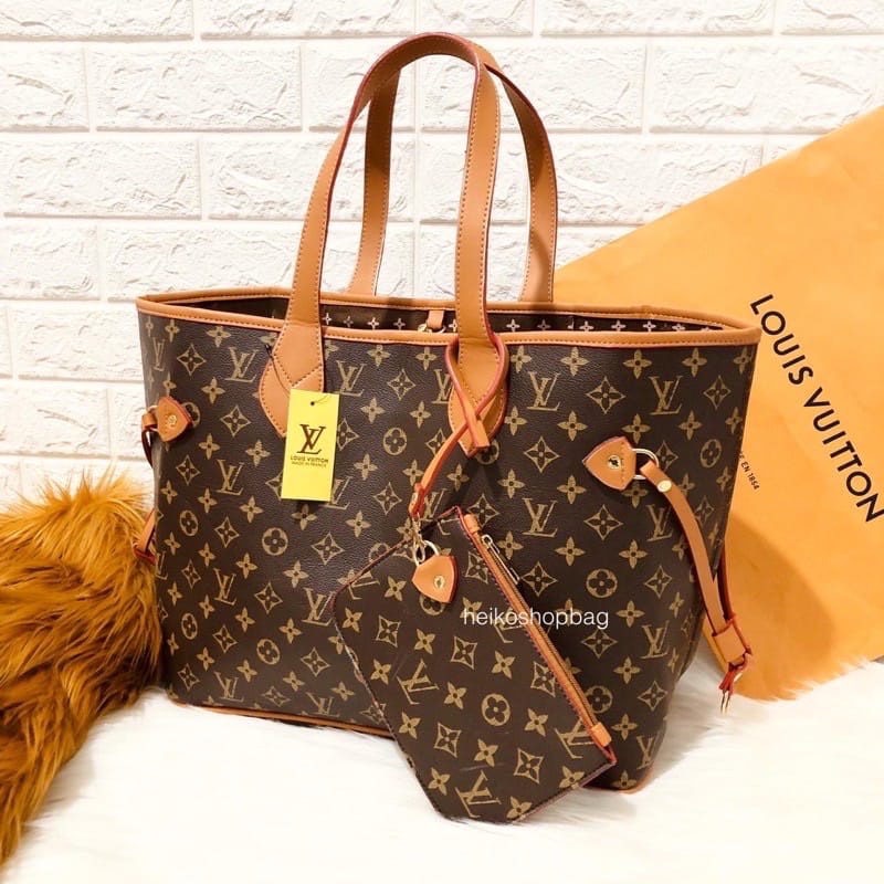 กระเป ๋ าผู ้ หญิง COACH NEVERFULL SET POUCH PREMIUM sling bag Nice ...