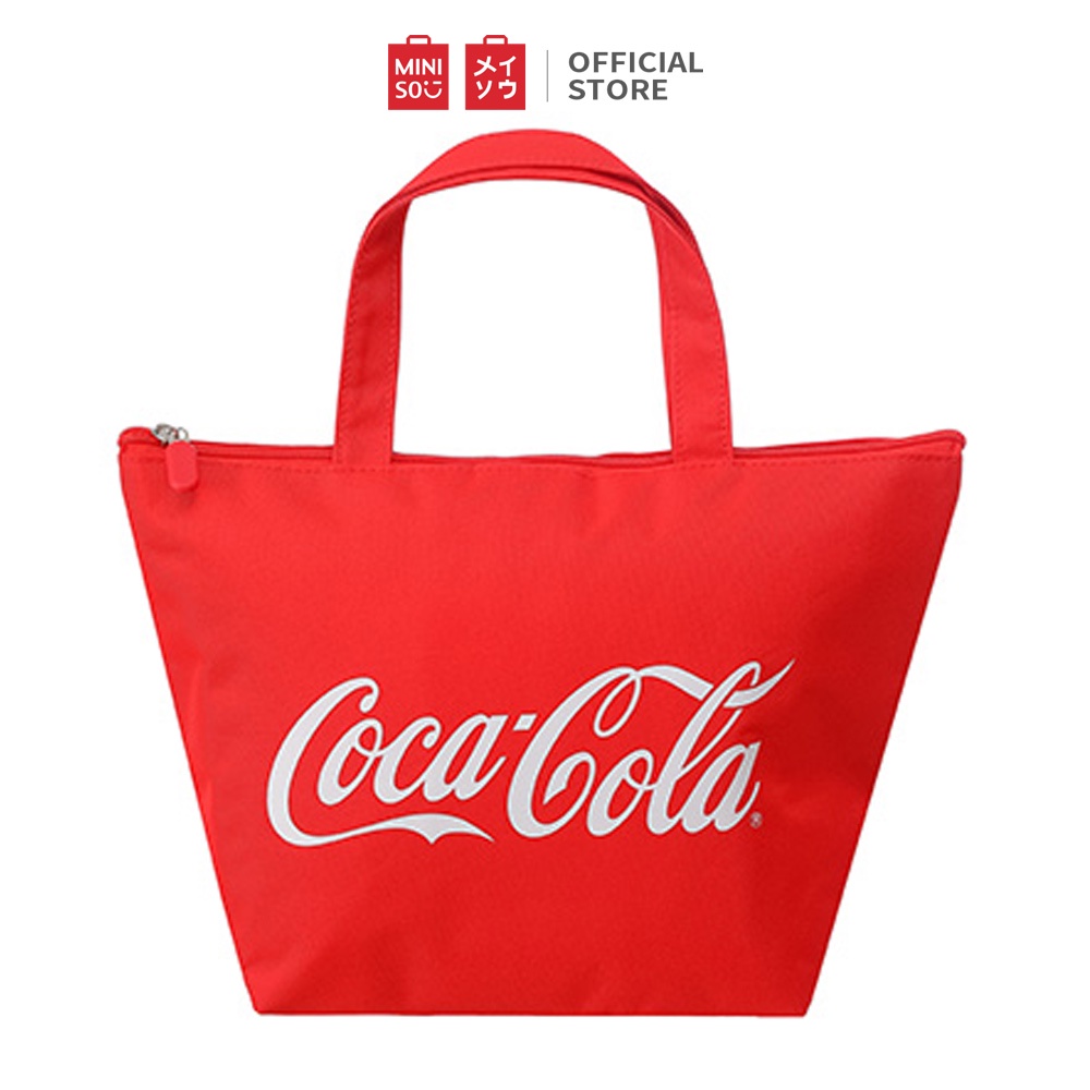 MINISO x Coca-Cola กระเป๋าเบนโตะ กระเป๋าใส่กล่องข้าว กระเป๋าสะพายข้าง ...