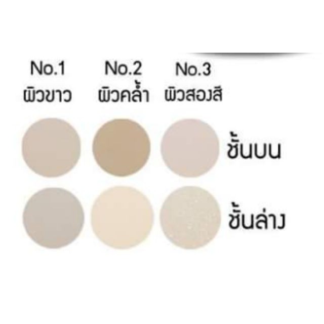 YAFU-1162 Floral Whitening แป้งพัฟทาหน้าผสมรองพื้นและกันแดด SPF40 PA+++ แป้ง 2 ชั้นพร้อมพัฟ ...