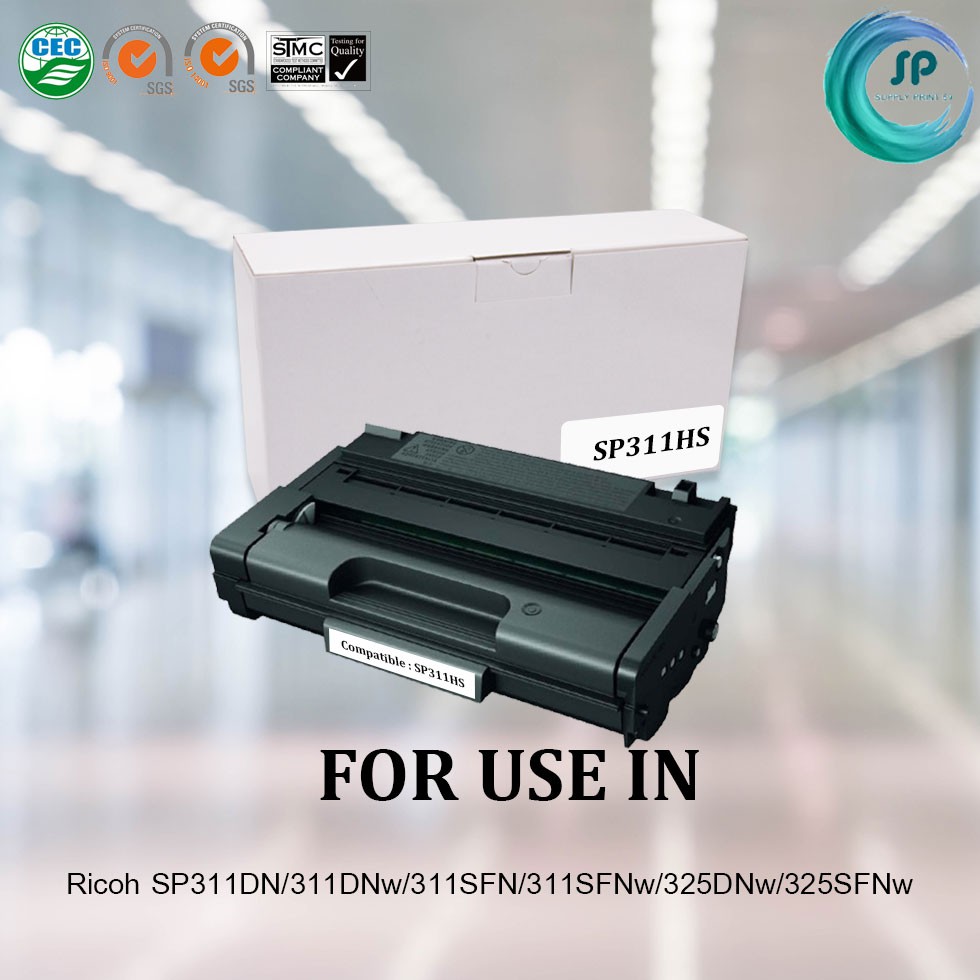 ตลับหมึกเลเซอร์เทียบเท่า SP311HS สำหรับเครื่องพิมพ์Ricoh SP311DN/311DNw/311SFN/311SFNw/325DNw ...