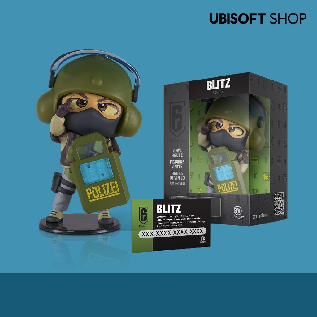 Ubisoft : Rainbow Six Siege Six Collection: Blitz Chibi Figurine ...