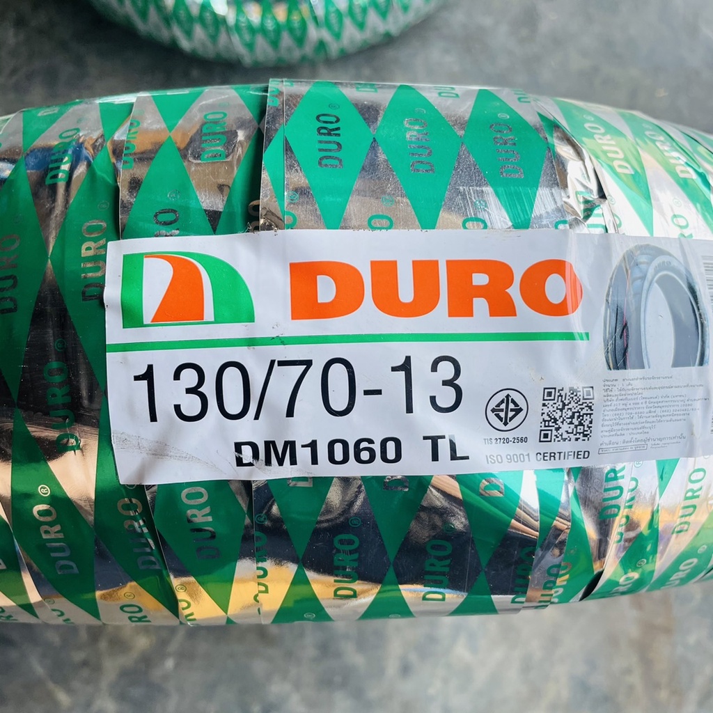 ยางนอกรถมอเตอร์ไซค์ Nmax ขอบ13 DURO DM1060 TL ชุด 2 เส้น ( 110/70-13 ...