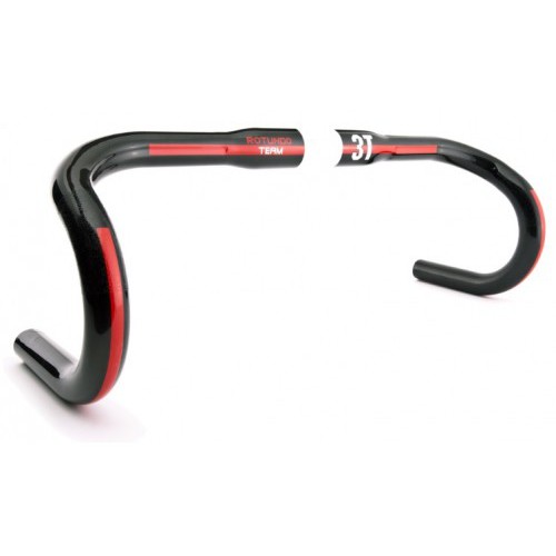 แฮนด์จักรยานคาร์บอน 3T รุ่น ROTUNDO TEAM สีแดงเงา ของแท้แน่นอน 100% จาก ...