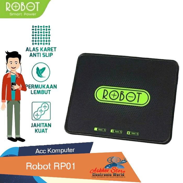 Robot Rp01 Mousepad แผ่นรองเมาส์กันลื่นสําหรับเล่นเกม | Shopee Thailand